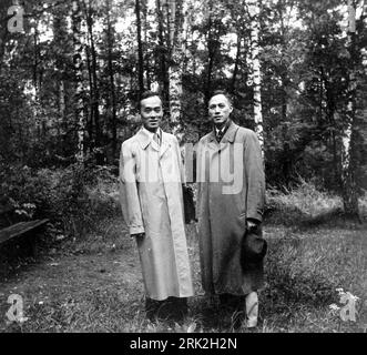 FILE - In this Aug. 11, 1936 file photo, Olympic broad jump medalists ...