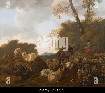 Matthias Withoos - Vee bij waterput Stock Photo - Alamy