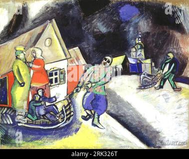 Marc Chagall, Winter/ Winter. 1911. Museum: MUSEO GUGGENHEIM / BILBAO ...
