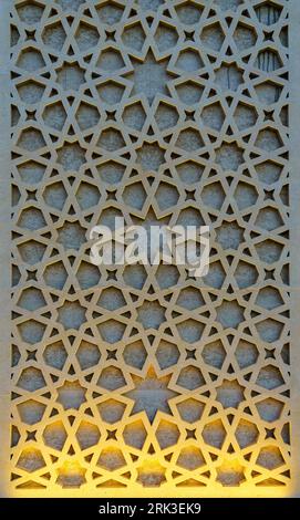 Geometric traditional Islamic ornament. Fragment of a ceramic mosaic ...