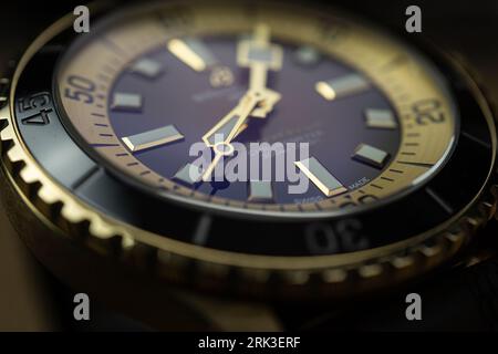 Photographs of the 2022 Breitling SuperOcean Bronze 44mm, reference ...