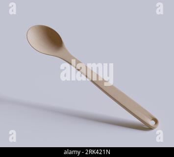 Spoon realistic render with with a wood texture modelling and rendering ...