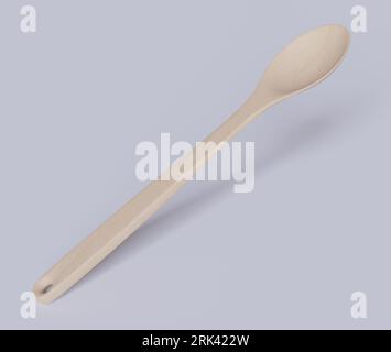 Spoon realistic render with with a wood texture modelling and rendering ...