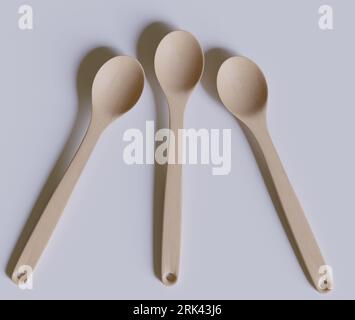 Spoon realistic render with with a wood texture modelling and rendering ...