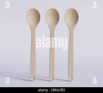 Spoon realistic render with with a wood texture modelling and rendering ...