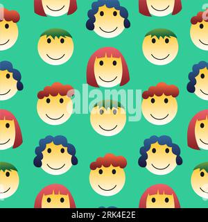 Trippy smiley pattern. Psychedelic seamless wallpaper, dope trip crazy ...