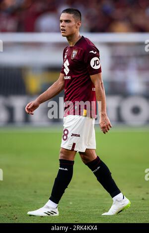 Samuele Ricci of Torino FC looks on during the Serie A football match ...