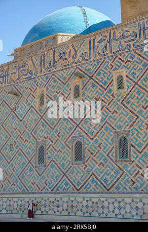 Turkestan, Kazakhstan - August 23, 2023: The Mausoleum of Khoja Ahmed ...