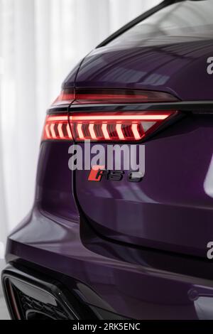 A close-up of Audi rs6 sportback front view Stock Photo - Alamy