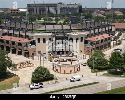 An aerial view of the LSU Alex Box Baseball Stadium in Baton Rouge ...