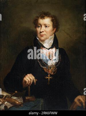 Portrait of Ludwik Osiński circa 1820 by Antoni Brodowski Stock Photo ...