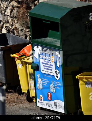 Marseille, France. 23rd Aug, 2023. The container ship Rachel Borchard ...