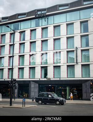 LONDON- JULY 3, 2023: Ruby Zoe Hotel and bar on Notting Hill Gate in ...