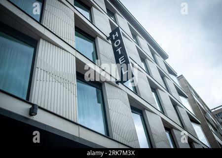 LONDON- JULY 3, 2023: Ruby Zoe Hotel and bar on Notting Hill Gate in ...