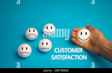 Users rate their service experience on the online application for a ...