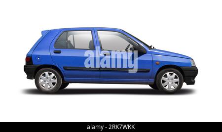 Renault Clio isolated on white background Stock Photo - Alamy