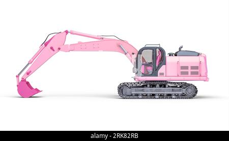isolated heavy machine on white background Stock Photo - Alamy