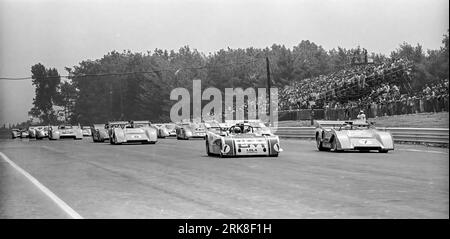 Carl Haas Racing Lola T260 driven by Jackie Steart at the 1971 Mosport ...