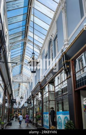 Morgan Arcade, one of several Victorian Shopping Arcades within Cardiff ...