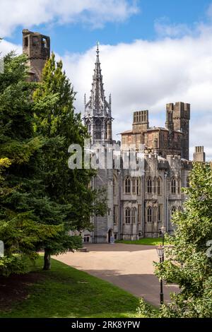 Cardiff Castle Museum, Cardiff Castle, Cardiff, Wales, UK Stock Photo ...