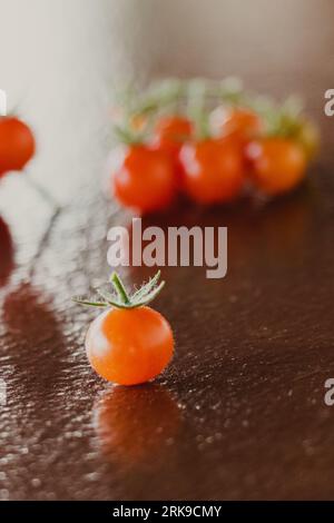 Fresh, delicious little tomatoes Stock Photo - Alamy