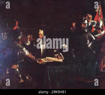 The Blood Compact by Juan Luna Stock Photo - Alamy
