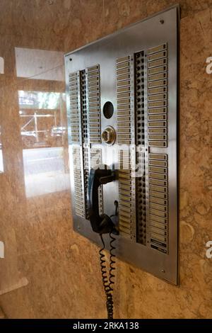 Old Intercom System Stock Photo - Alamy