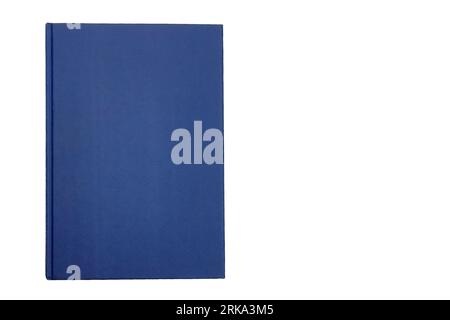 An old book with blue cover Stock Photo - Alamy