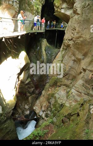 Waterfalls of Bellano, Lake Como (Lago di Como), Italy. Orrido di ...