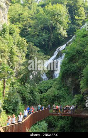 Waterfalls of Bellano, Lake Como (Lago di Como), Italy. Orrido di ...