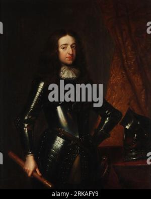 Constantijn Netscher - Portret van stadhouder Willem III (1650-1702 ...