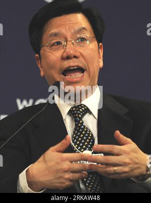 Kai-Fu Lee, chief executive officer of 01.AI company, speaking on the ...
