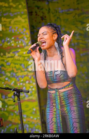 Allison Russell, Canmore Folk Music Festival, Canmore, Alberta, Canada ...