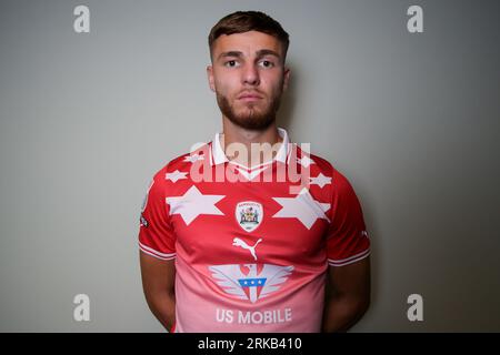 John McAtee signs on loan for Barnsley FC at Oakwell, Barnsley, United ...