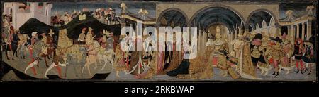 Apollonio di Giovanni - Meeting of Solomon and the Queen of Sheba ...