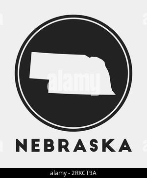 Nebraska state map silhouette icon Stock Vector Image & Art - Alamy