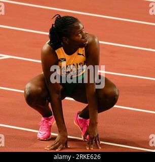 Budapest,HUN, 24 Aug 2023 Julien Alfred (LCA) Jessica Gbai (CW) Kevona ...