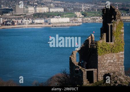 Folly at Mount Edgecombe, Cornwall Stock Photo - Alamy