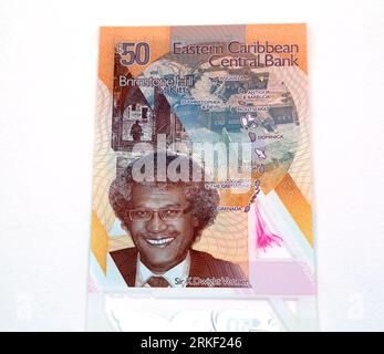 Eastern Caribbean Central Bank Polymer Dollars 2019 issue Vertical ...