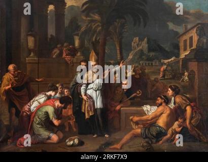 Victor Honoré Janssens - Saint Nicholas in Cilicia Stock Photo - Alamy