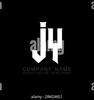 JY J Y letter logo design. Initial letter JY uppercase monogram logo ...