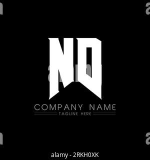 ND N D letter logo design. Initial letter ND linked circle uppercase ...