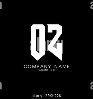 OZ X Z letter logo design. Initial letter OZ uppercase monogram logo ...