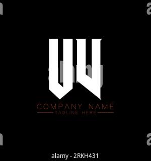 UV Letter Logo Design. Initial letters UV gaming's logo icon for ...