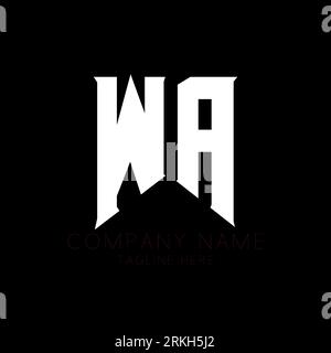 WA tech logo concept design Stock Vector Image & Art - Alamy