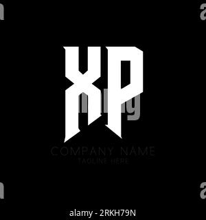 XP X P letter logo design. Initial letter XP uppercase monogram logo ...