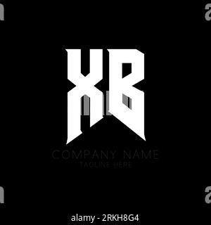 XB monogram initial logo with clean modern shield icon design ...