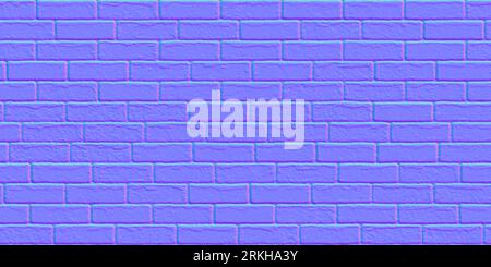 normal map of brick wall, texture for use in 3D programs, 3d render ...