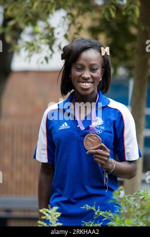 Annie Tagoe in 2010 after winning bronze at the Summer Youth Olympics ...