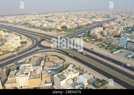 230825 -- MUBARAK AL-KABEER, Aug. 25, 2023 -- This aerial photo taken ...